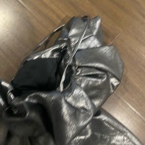 Zara | Dresses | Zara Sliver Raffle Dress | Poshmark